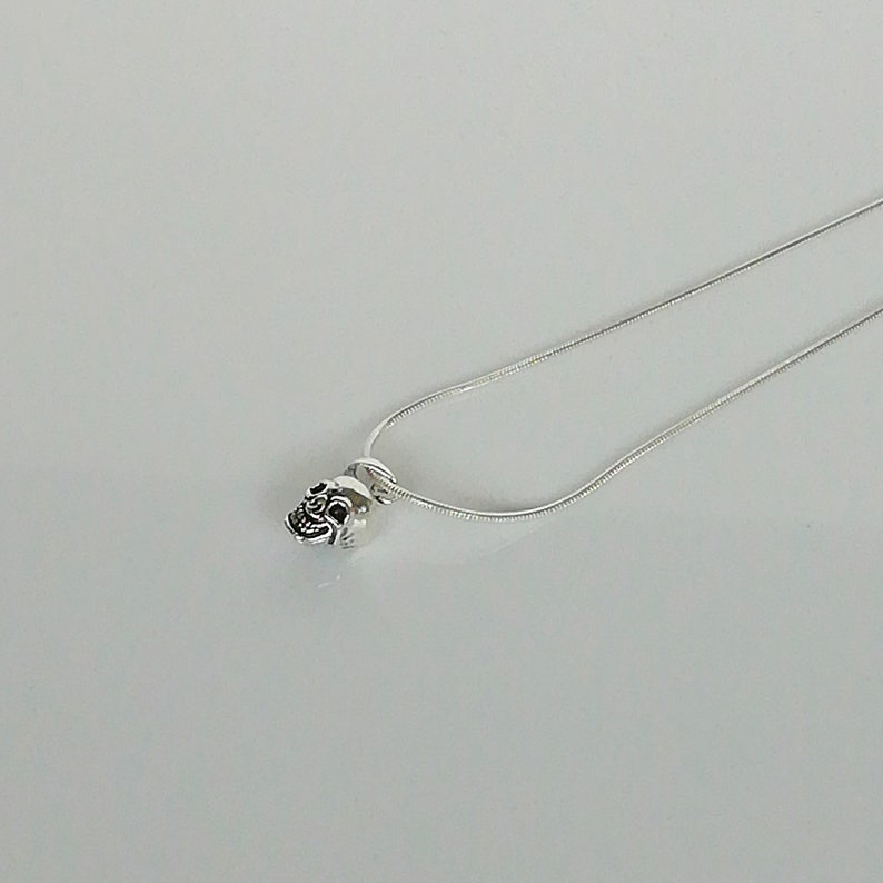 Silver Skull Charm - Skull Pendant - Wrist Charm - Unisex Jewelry ...