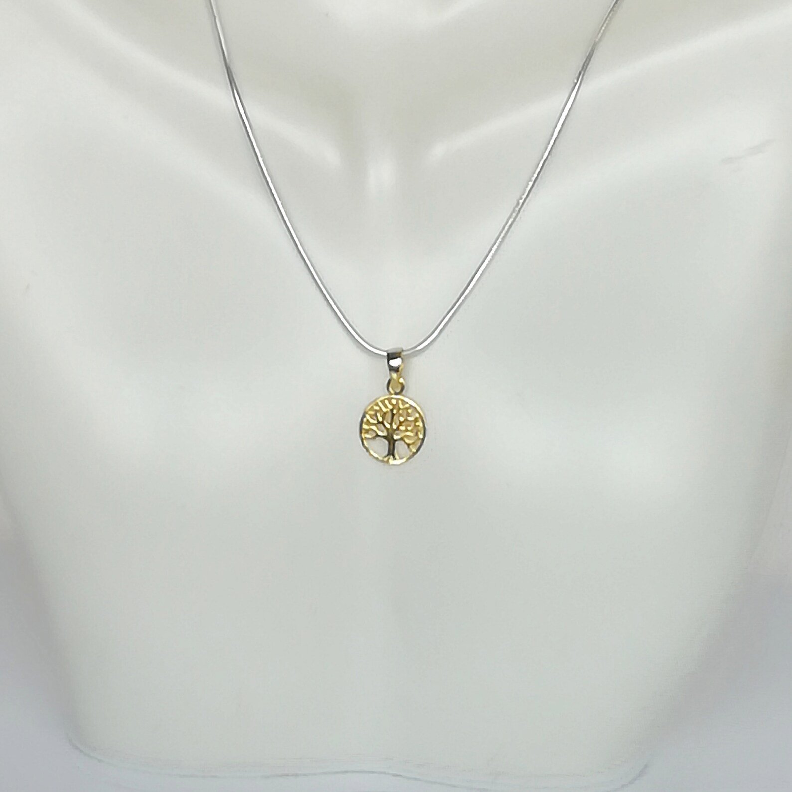 Gold Tree Charm - Tree of Life Pendant - Tiny Silver Charm - Wanderlust ...