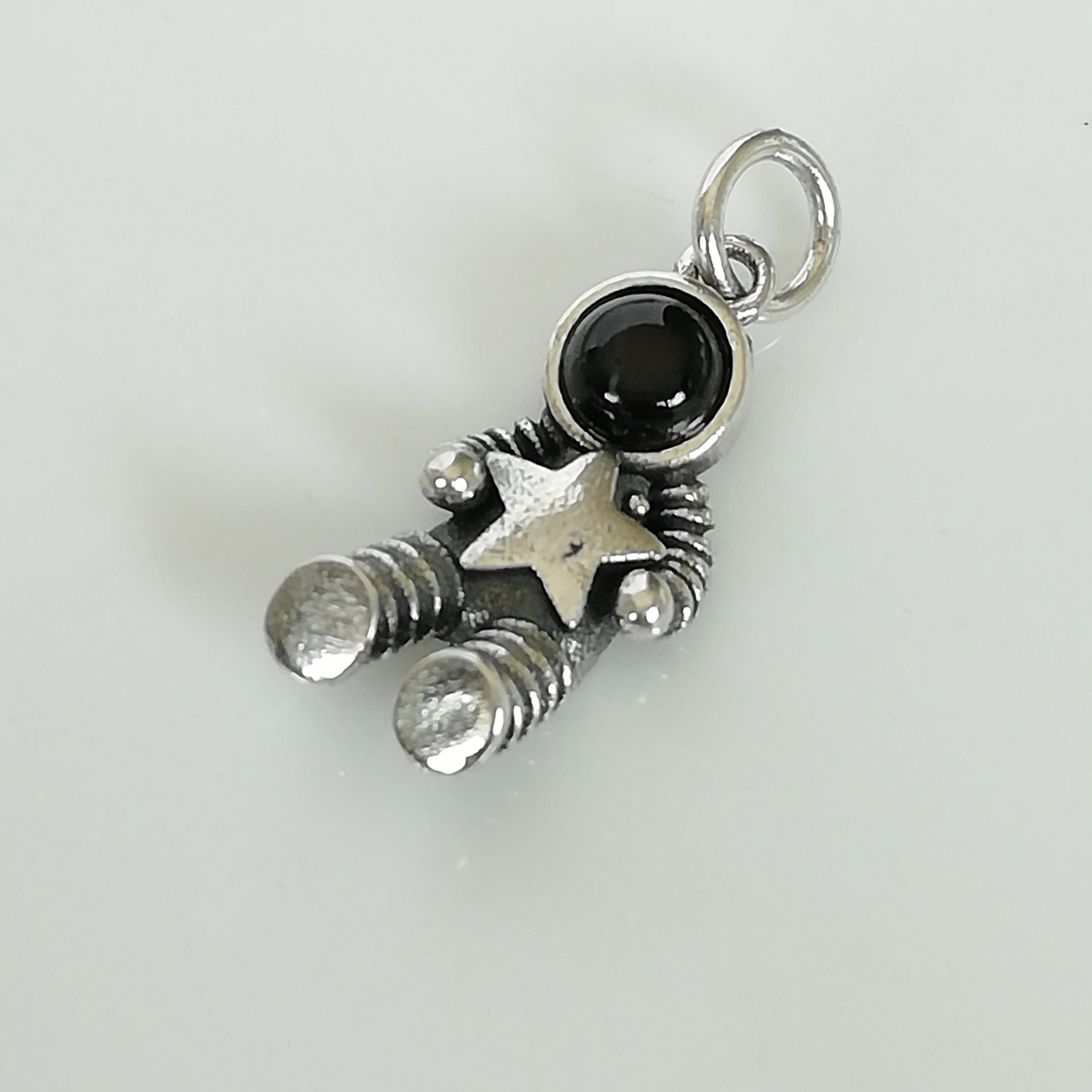 Tiny Space Suit Charm - Space Suit Necklace - Astronaut Pendant ...