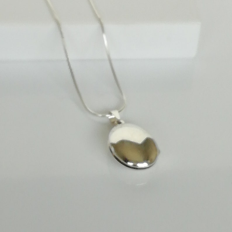 Silver Locket Neck Locket Charm Photo Pendant Gift for A | Etsy