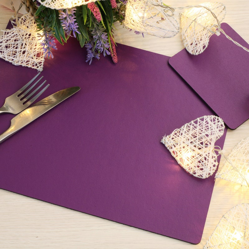 Purple Placemats - Etsy