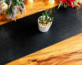 Black Table Runner | Etsy