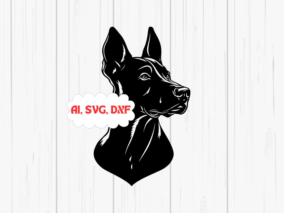 Doberman Dxf DXF File for Metal Cutting Machines - Custom DXF Design ...
