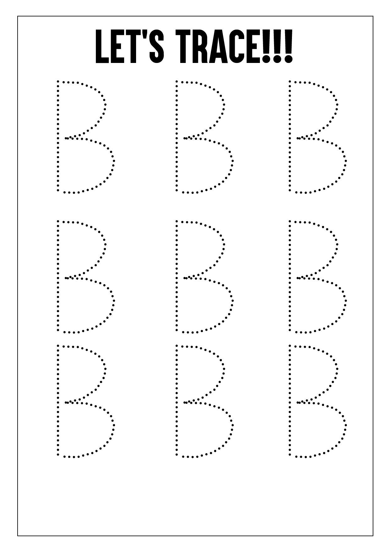 Toddlers Basic Tracing Practice Sheets, Learn How to Trace Basic Lines ...