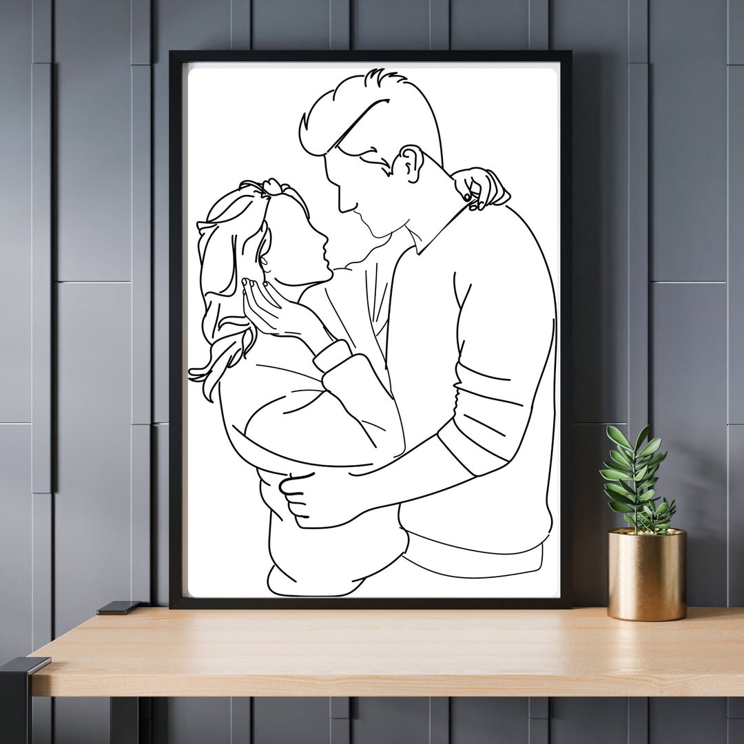 Mystique in Lines: Transform Your Photo to Faceless Art - Etsy