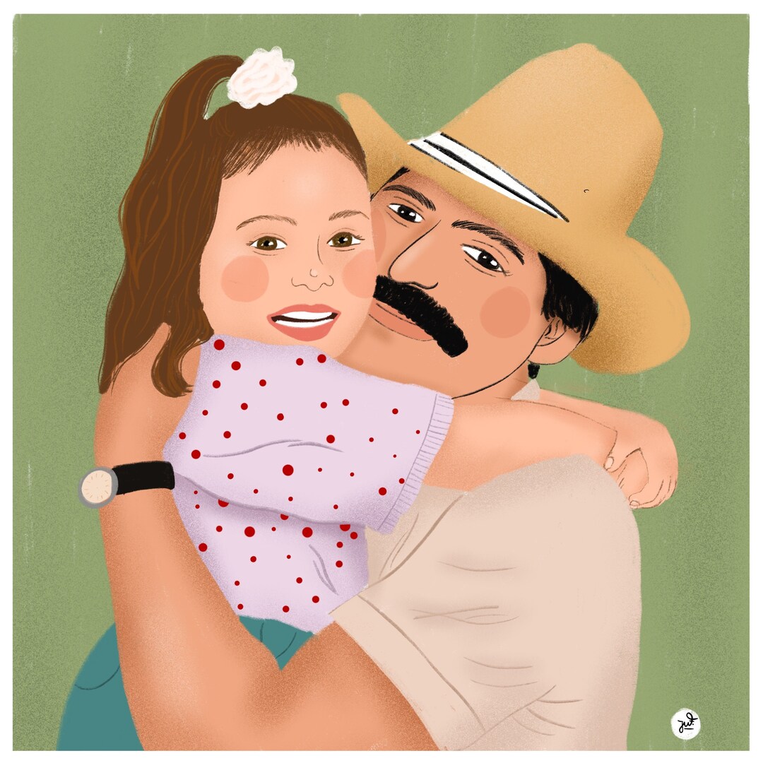 Custom Portrait - TWO People - Etsy