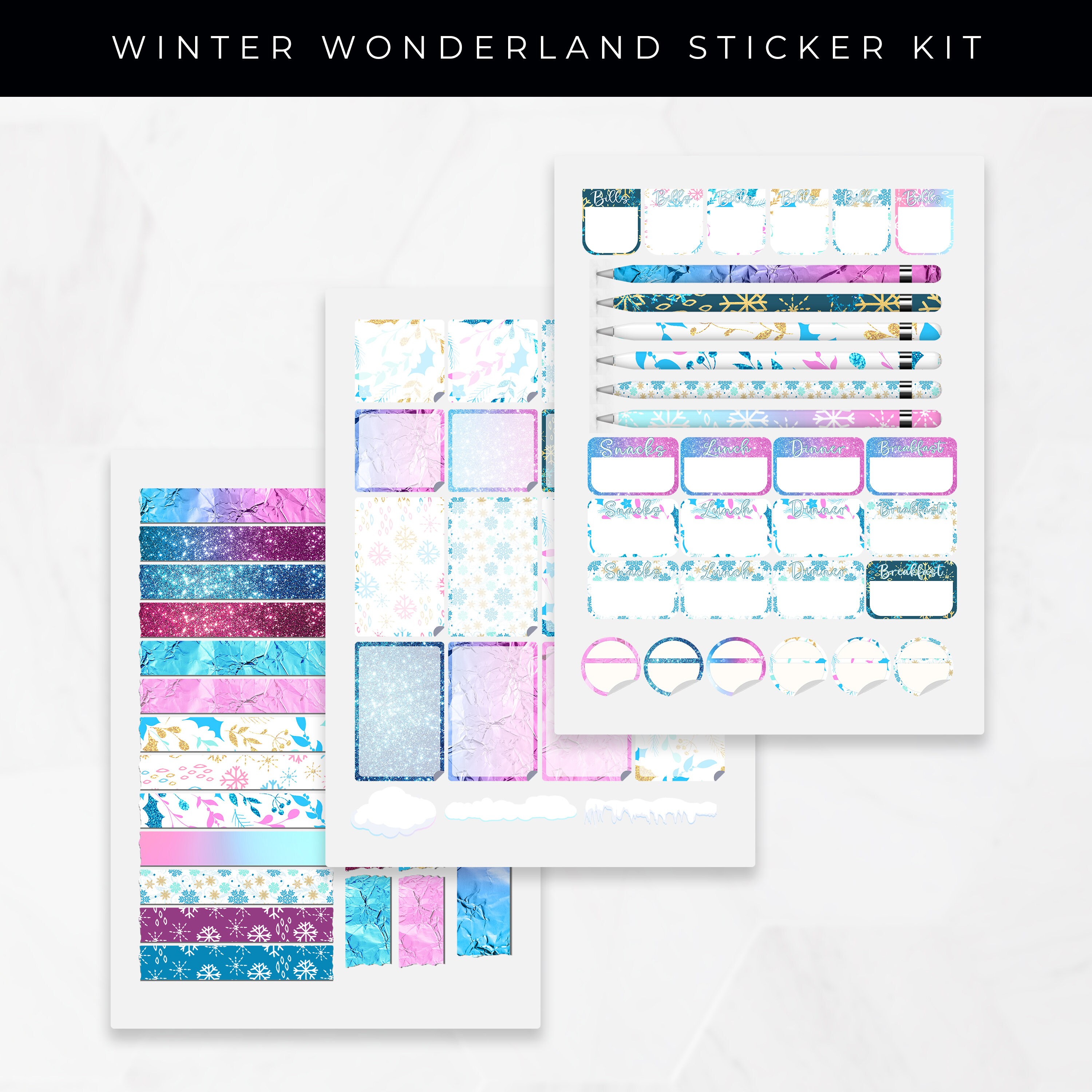 Digital Planner Stickers Digital Stickers Goodnotes | Etsy