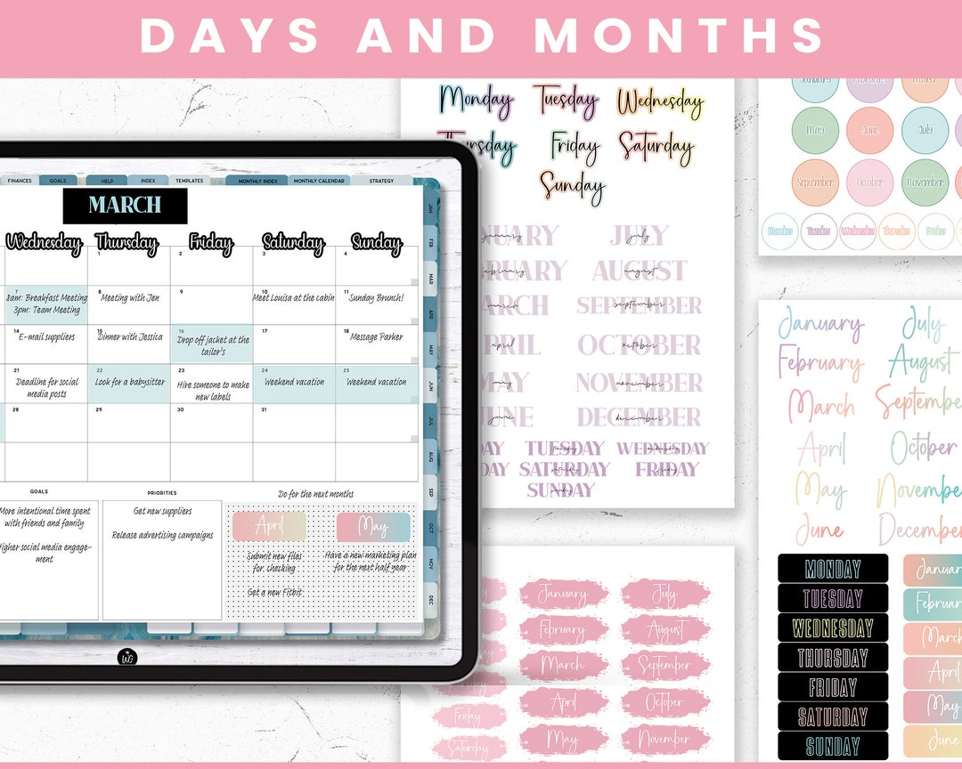 Digital Stickers | Planner Sticker | Digital Planning | Digital Planner ...