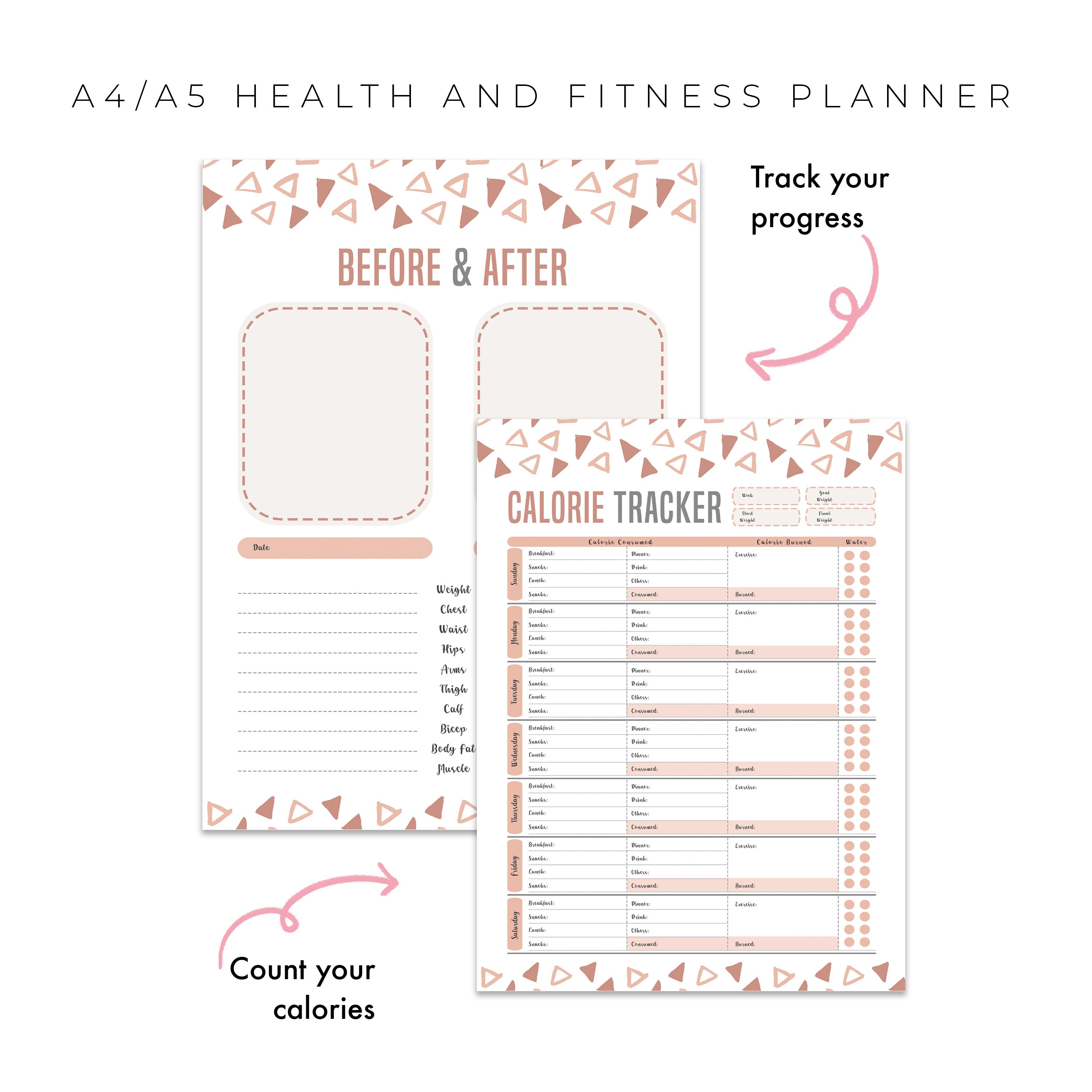 The Ultimate 10 in 1 Health and Fitness Planner.health - Etsy
