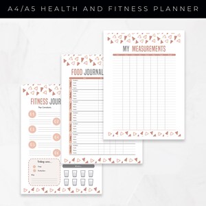 The Ultimate 10 in 1 Health and Fitness Planner.health Planner.fitness ...