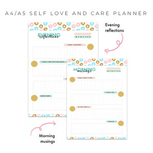 The Self Love & Care Bundle Planner.self Care Workbook.self - Etsy