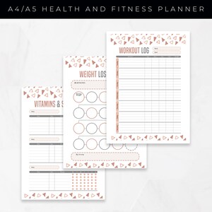 The Ultimate 10 in 1 Health and Fitness Planner.health Planner.fitness ...