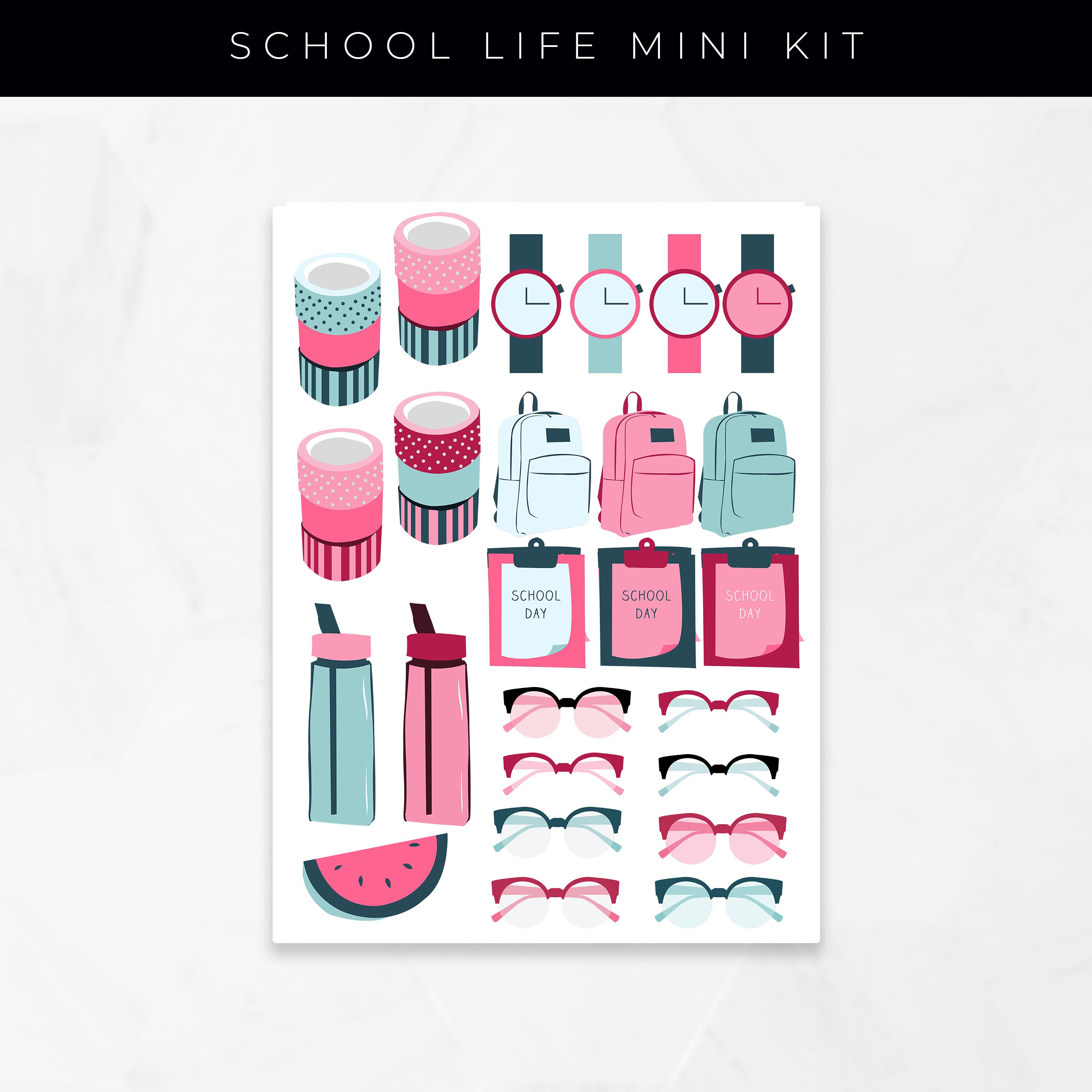 Digital Planner Stickers Digital Stickers Goodnotes - Etsy