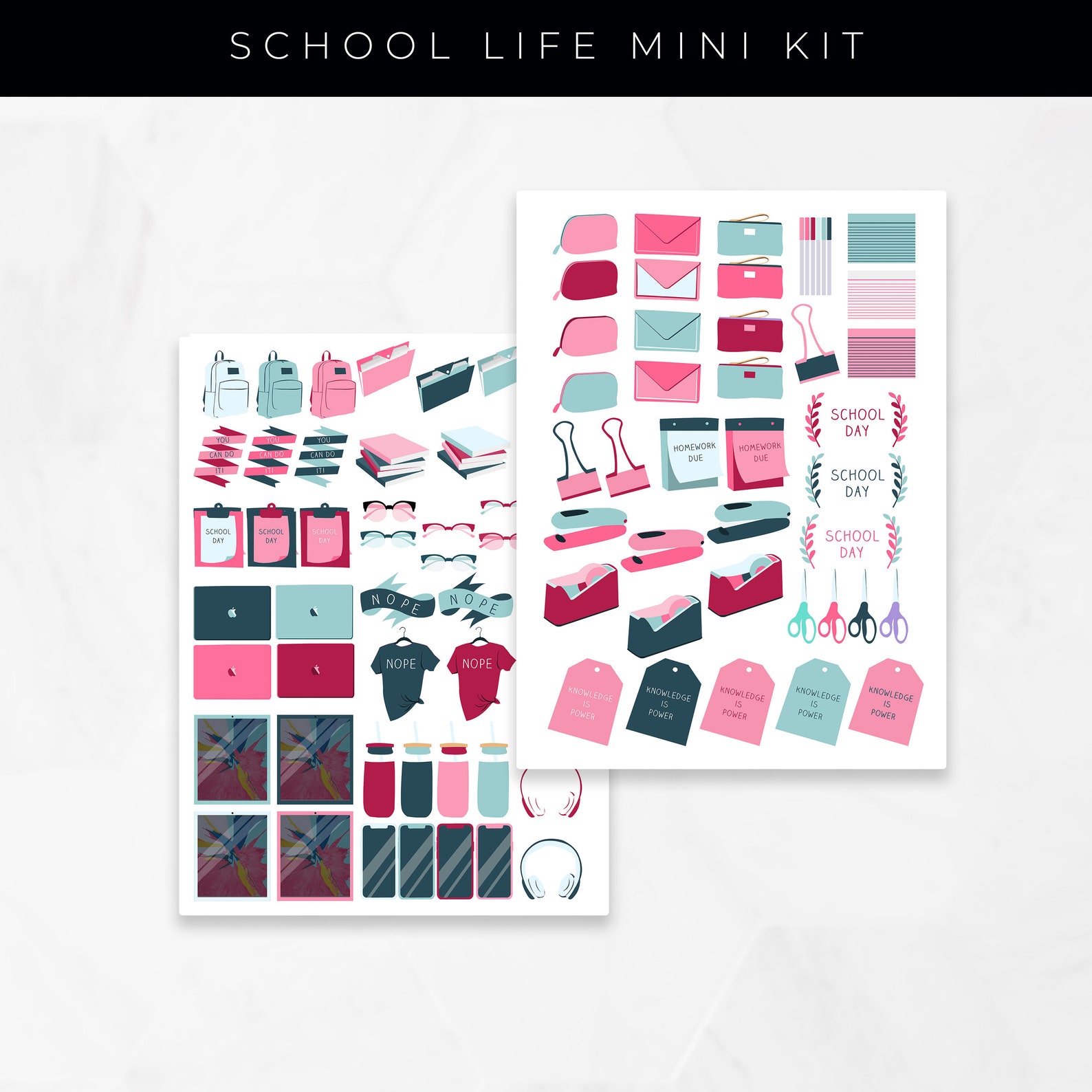 Digital Planner Stickers Digital Stickers Goodnotes - Etsy