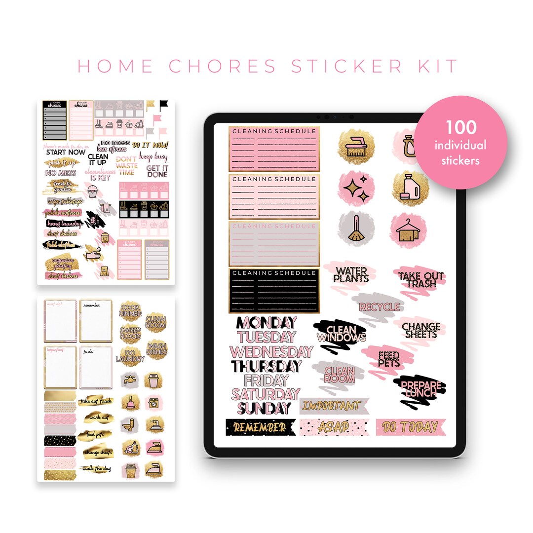 Digital Planner Stickers Digital Stickers Goodnotes - Etsy