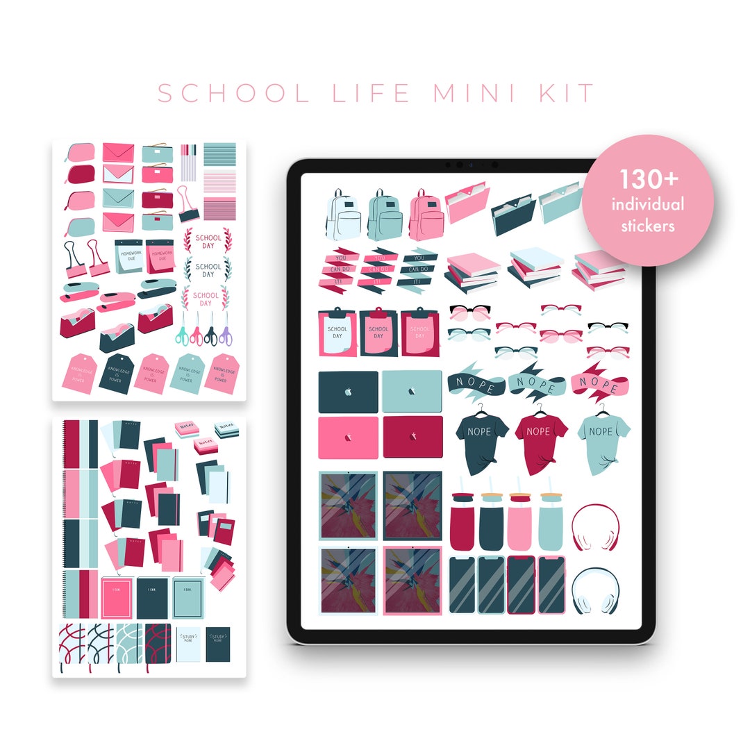 Digital Planner Stickers Digital Stickers Goodnotes Planner Digital