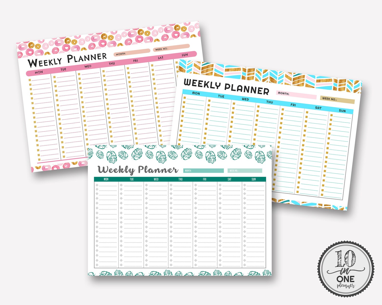 The Ultimate Weekly Plannerstudent Agenda Desk Notepad to | Etsy