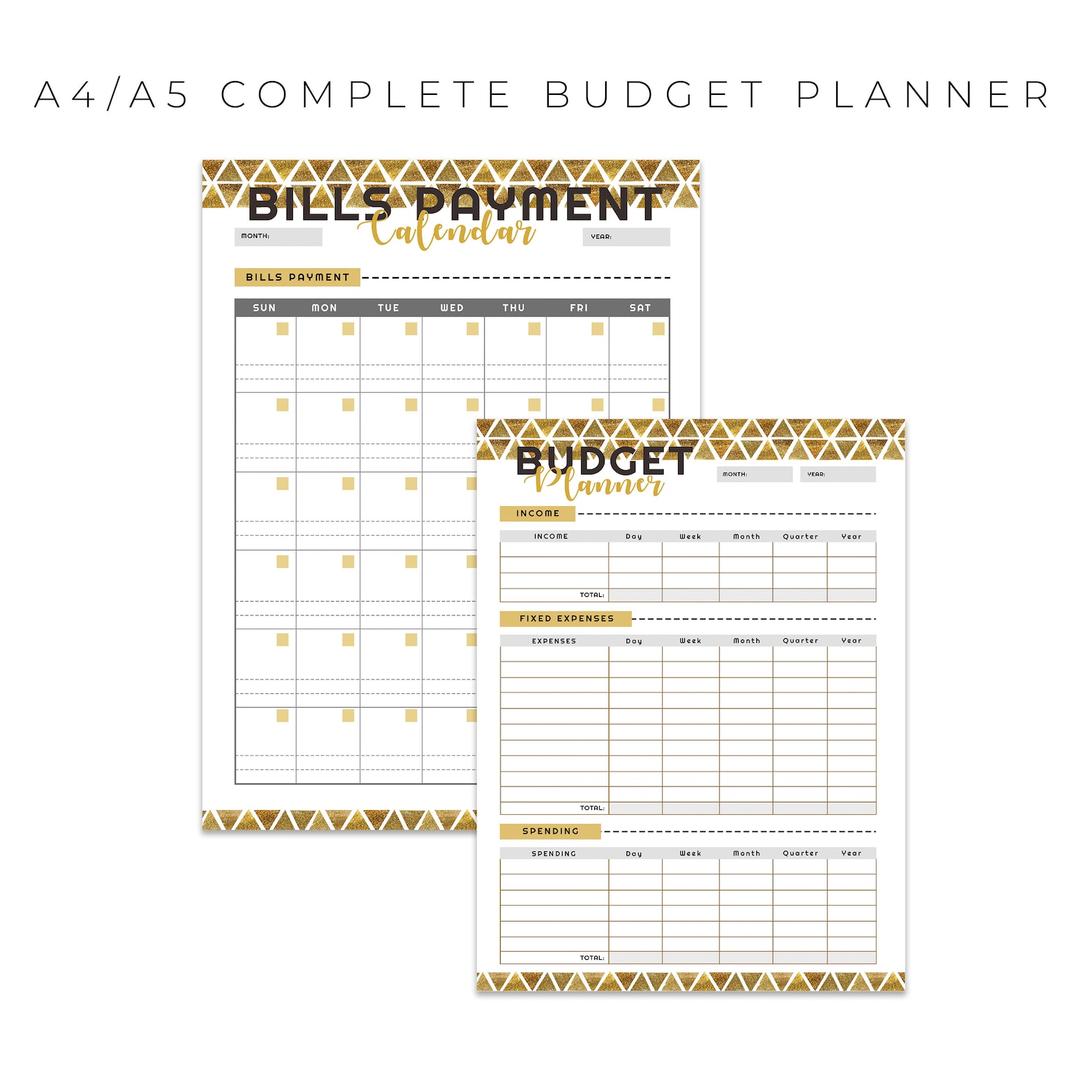 Budget Planner Budget Planner Book Template | Etsy