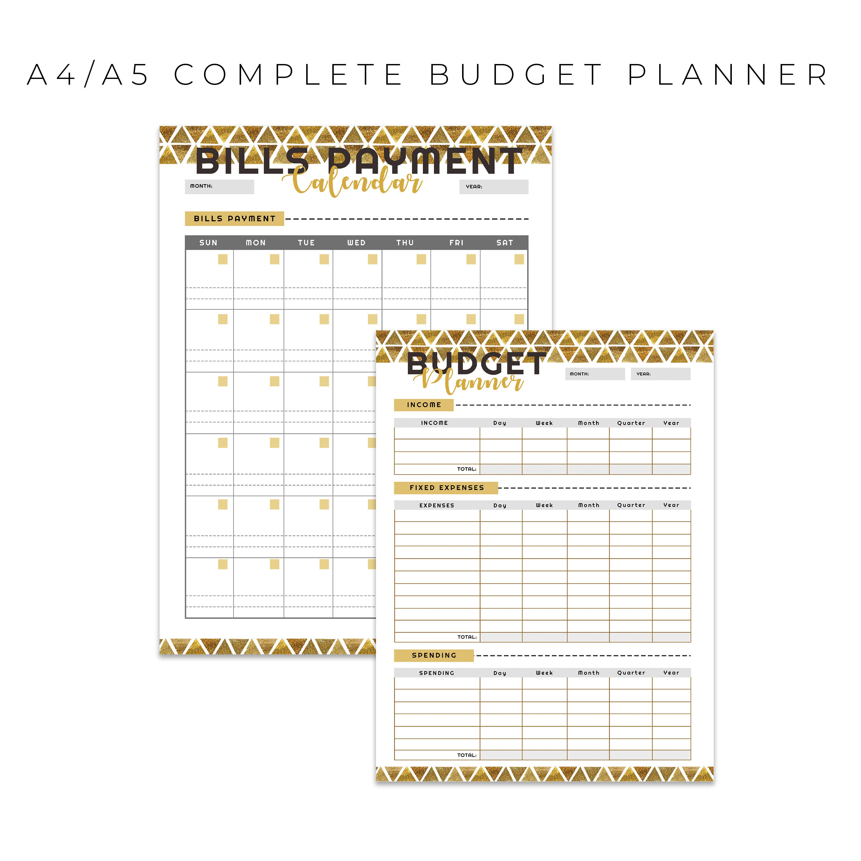 Budget Planner Budget Planner Book Template | Etsy