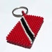 Trinidad Flag Keyholder Beaded Key Chain kenyan Made Key - Etsy