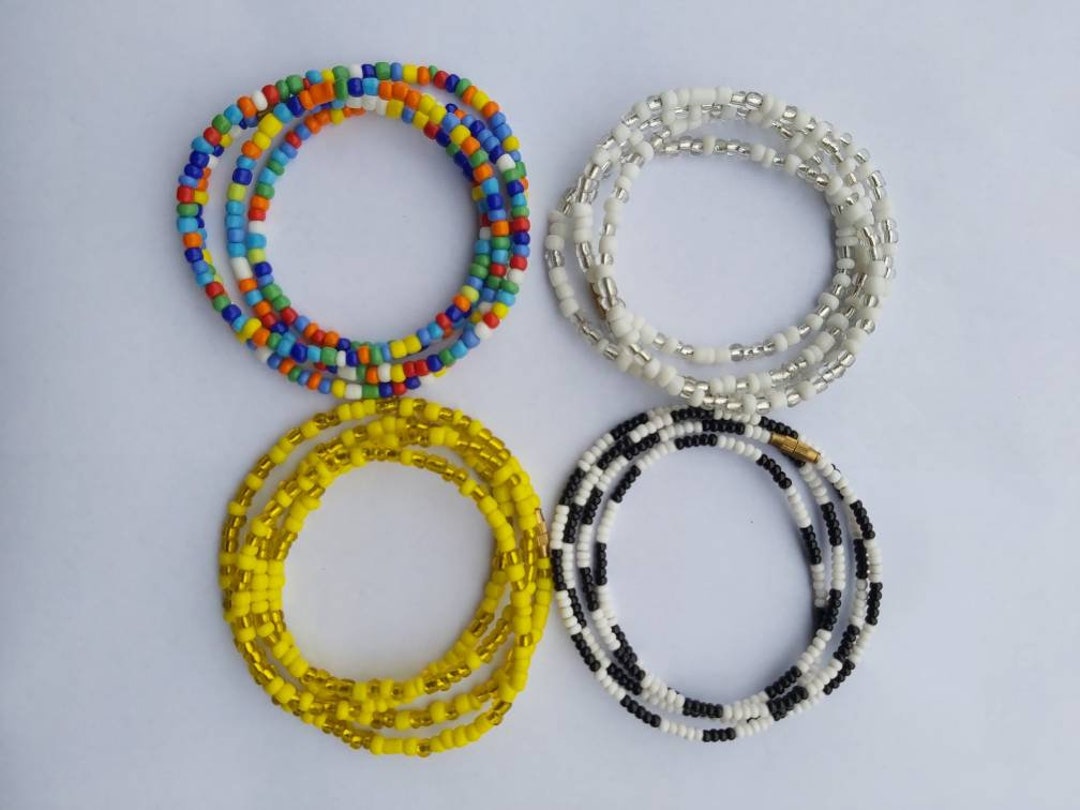 Waist Beads Set Large Beads Maasai Beads Waist Beads African Waist ...