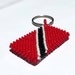 Trinidad Flag Keyholder Beaded Key Chain kenyan Made Key - Etsy
