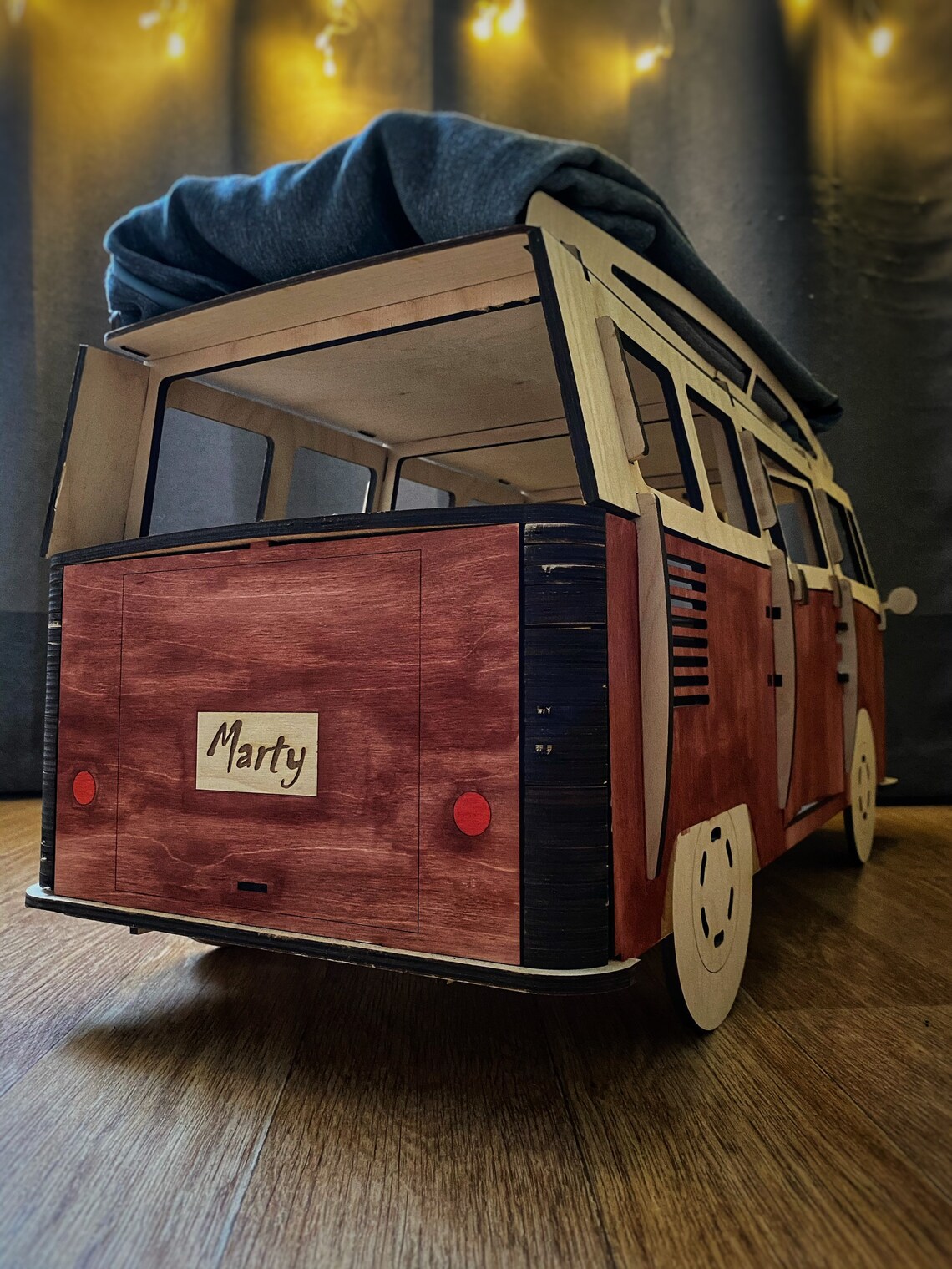 Unique classic VW bus pet house | Etsy
