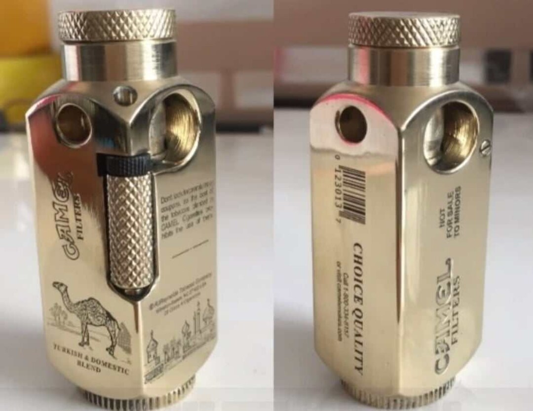 Handmade Brass Lighter Five-sided Carving V Half Face 160g - Etsy
