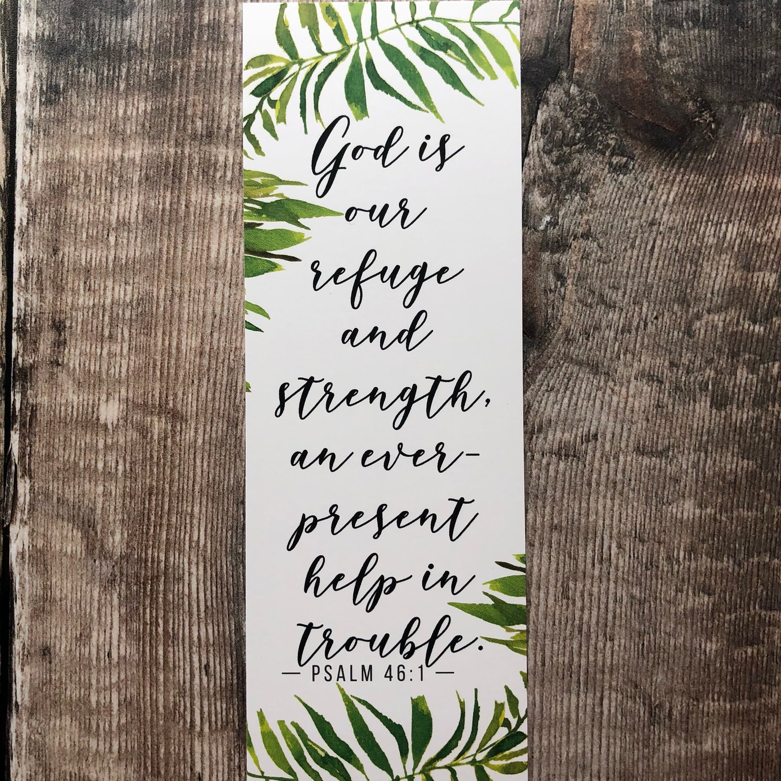 Christian Bookmark, Bible Verse Bookmark, Christian Gifts, Psalms - Etsy