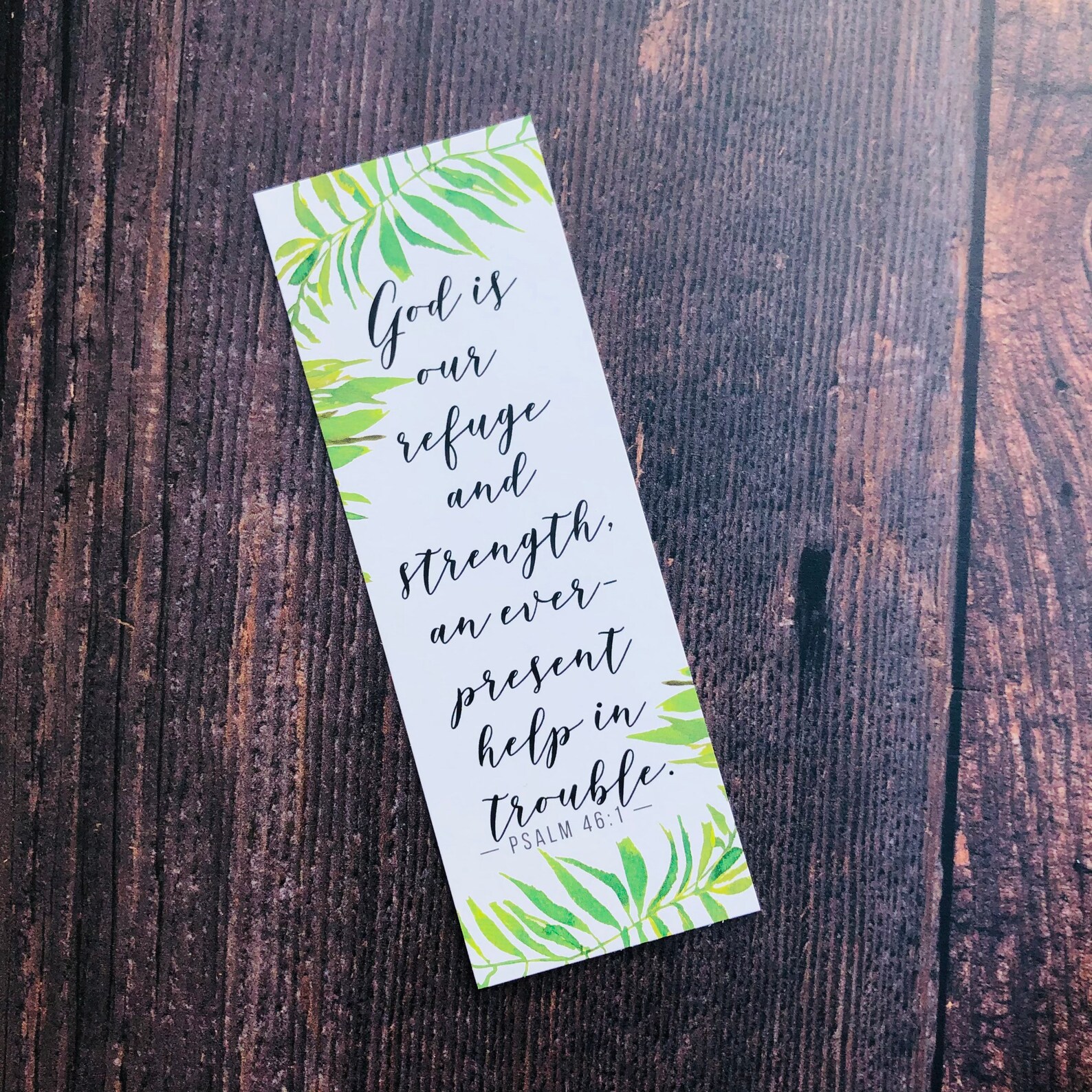 Christian Bookmark, Bible Verse Bookmark, Christian Gifts, Psalms - Etsy