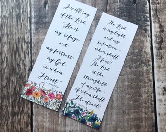 Psalm 91 Bookmark | Etsy