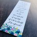 Set of 2 Christian Bookmarks Bible Verse Bookmark Psalm 27 - Etsy