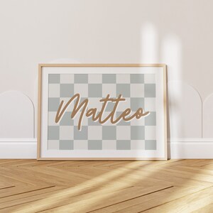 Personalized Brothers Name Downloadable Print Set of 3, Nursery Name ...