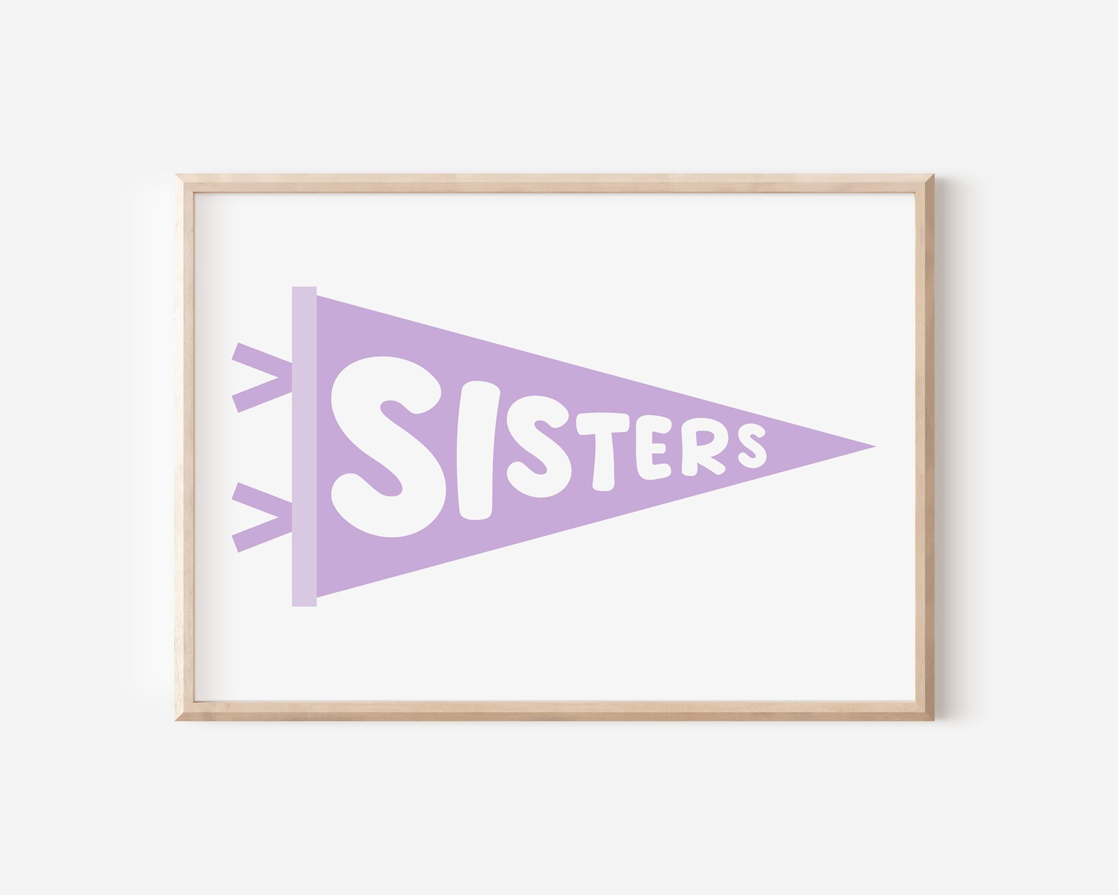 Sisters Flag Downloadable Print, Brother Nursery Decor, Kids Room ...