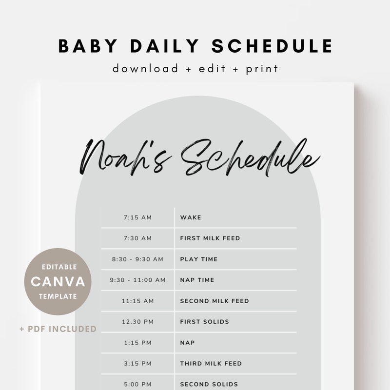 Bump and Go Schedule - Etsy Canada