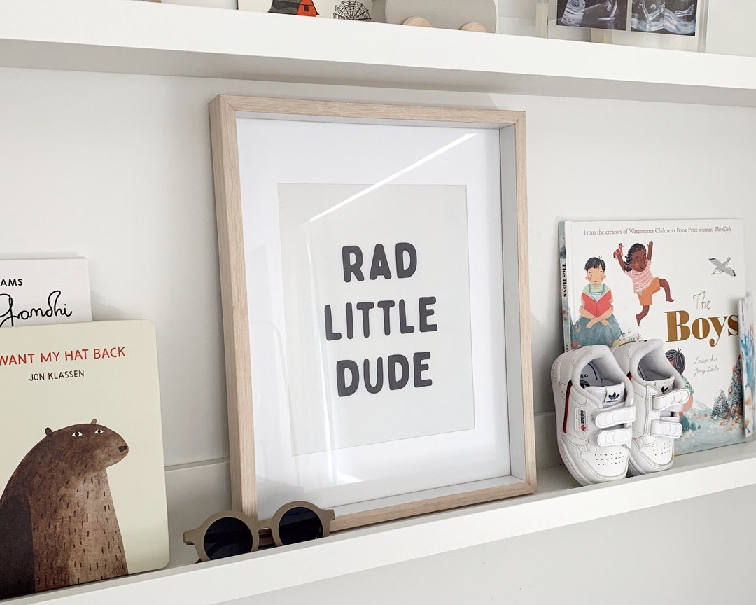 Rad Little Dude Downloadable Print Boy Nursery Decor Kids - Etsy