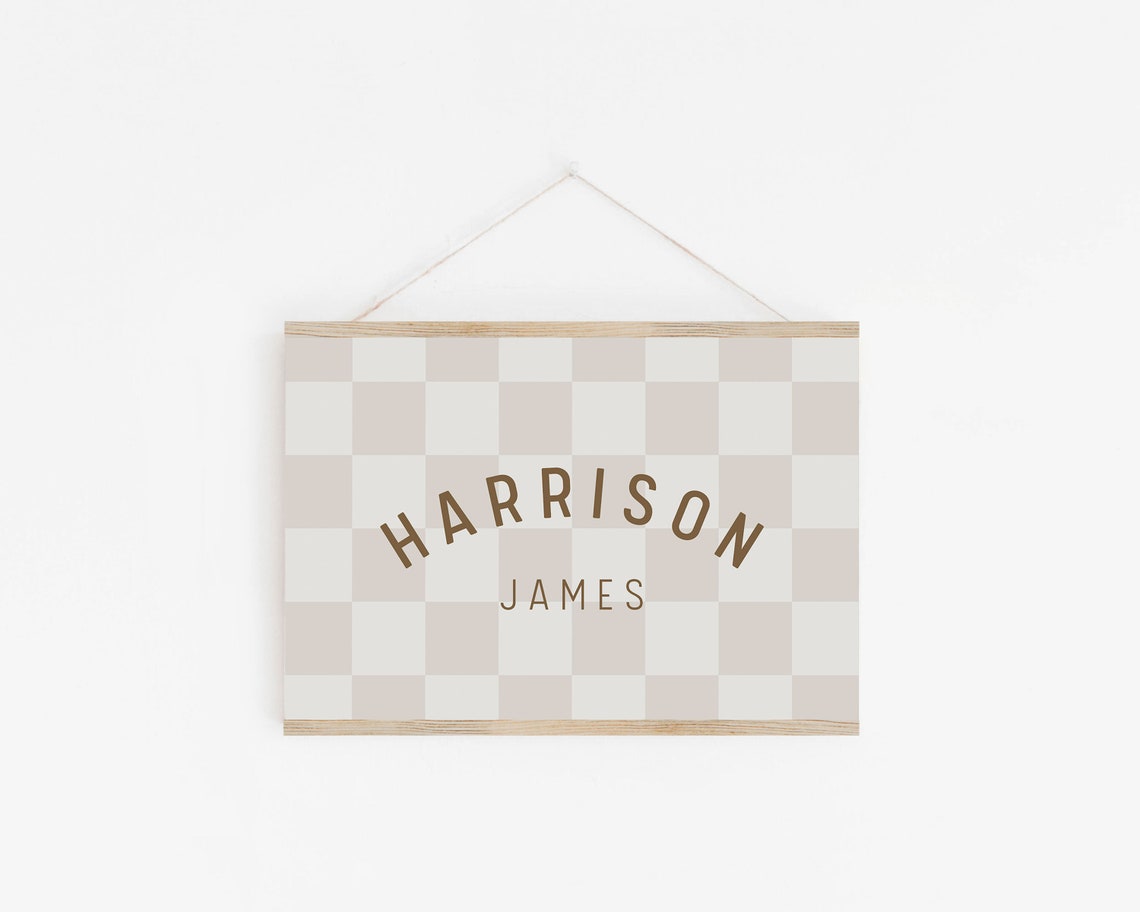 Personalized Name Sign Downloadable Print Nursery Name Decor - Etsy