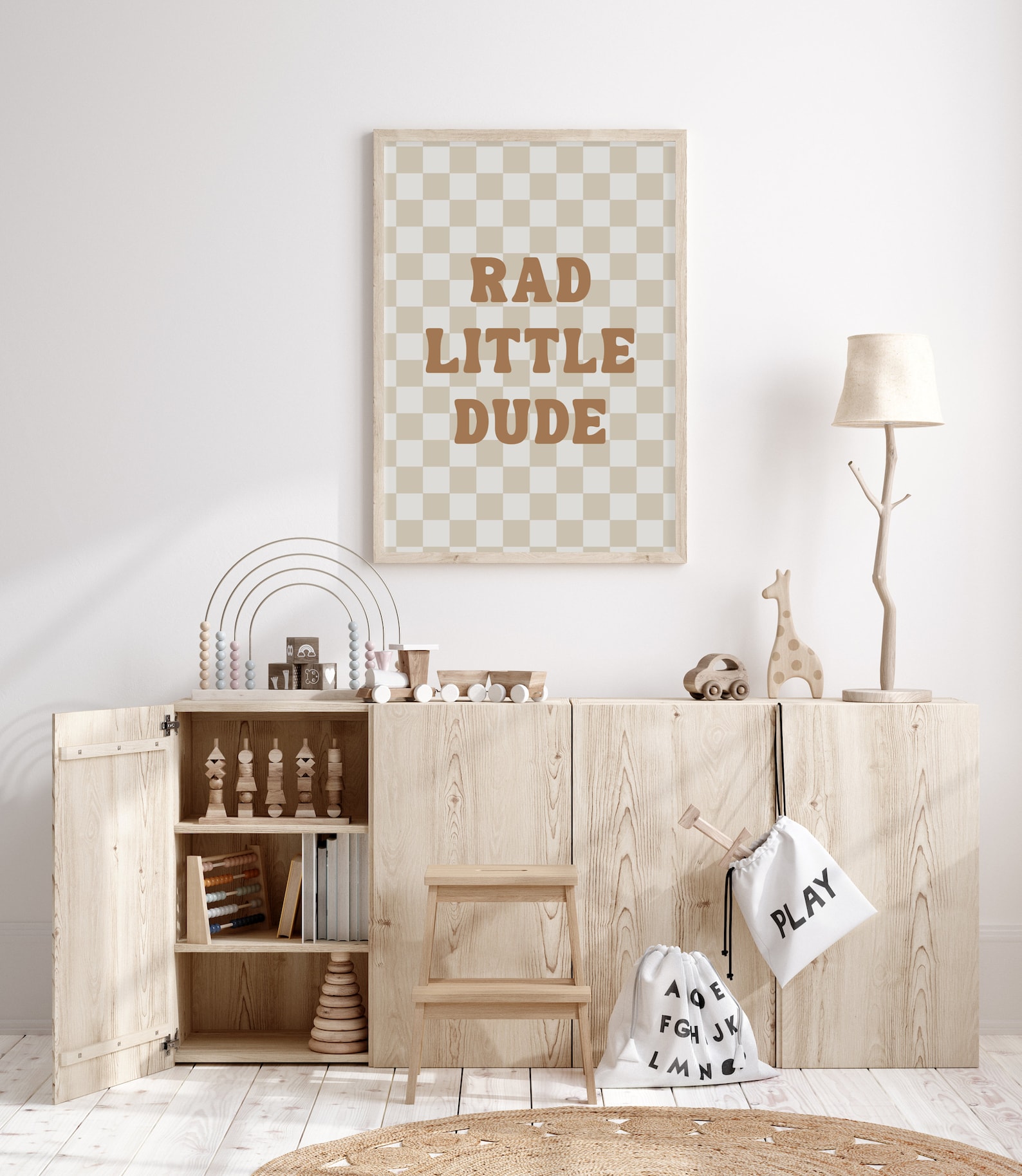 Rad Little Dude Downloadable Print Boy Nursery Decor Kids - Etsy