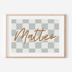 Personalized Name Sign Downloadable Print, Nursery Name Decor, Kids ...