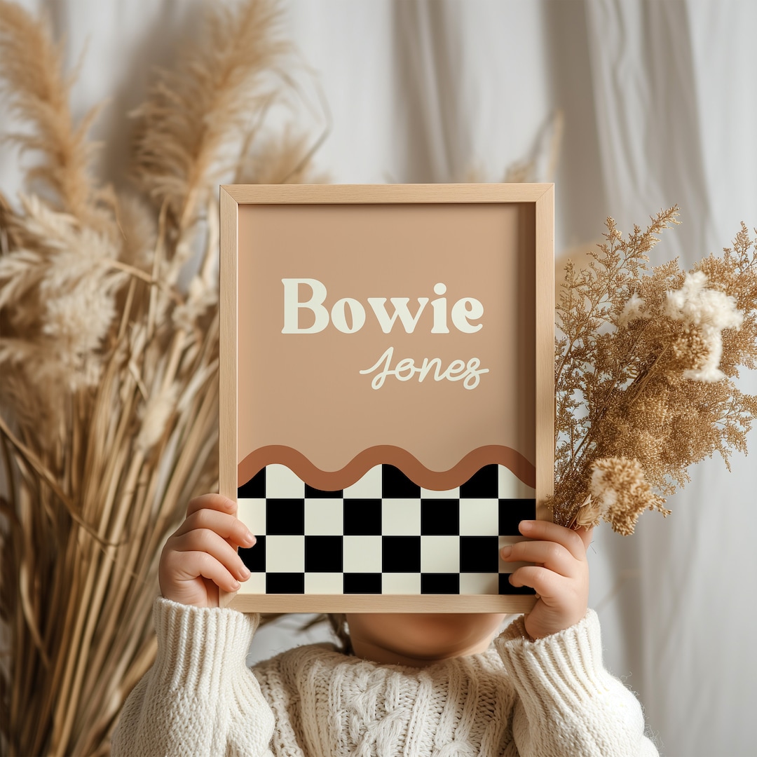 Personalized Name Sign Downloadable Print, Nursery Name Decor, Kids ...