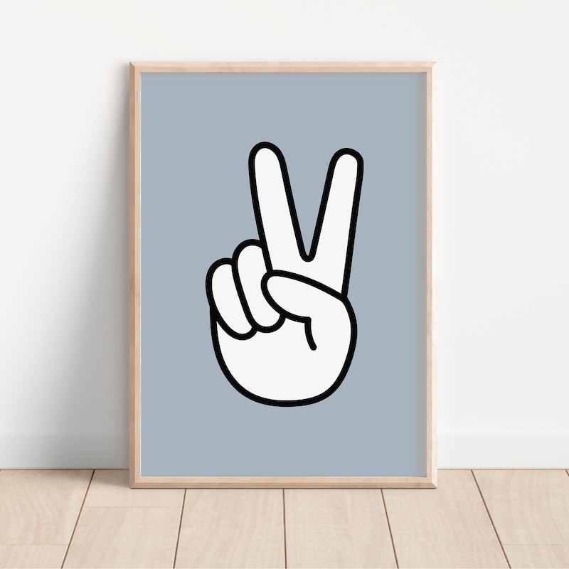 Peace Sign Wall Art - Etsy