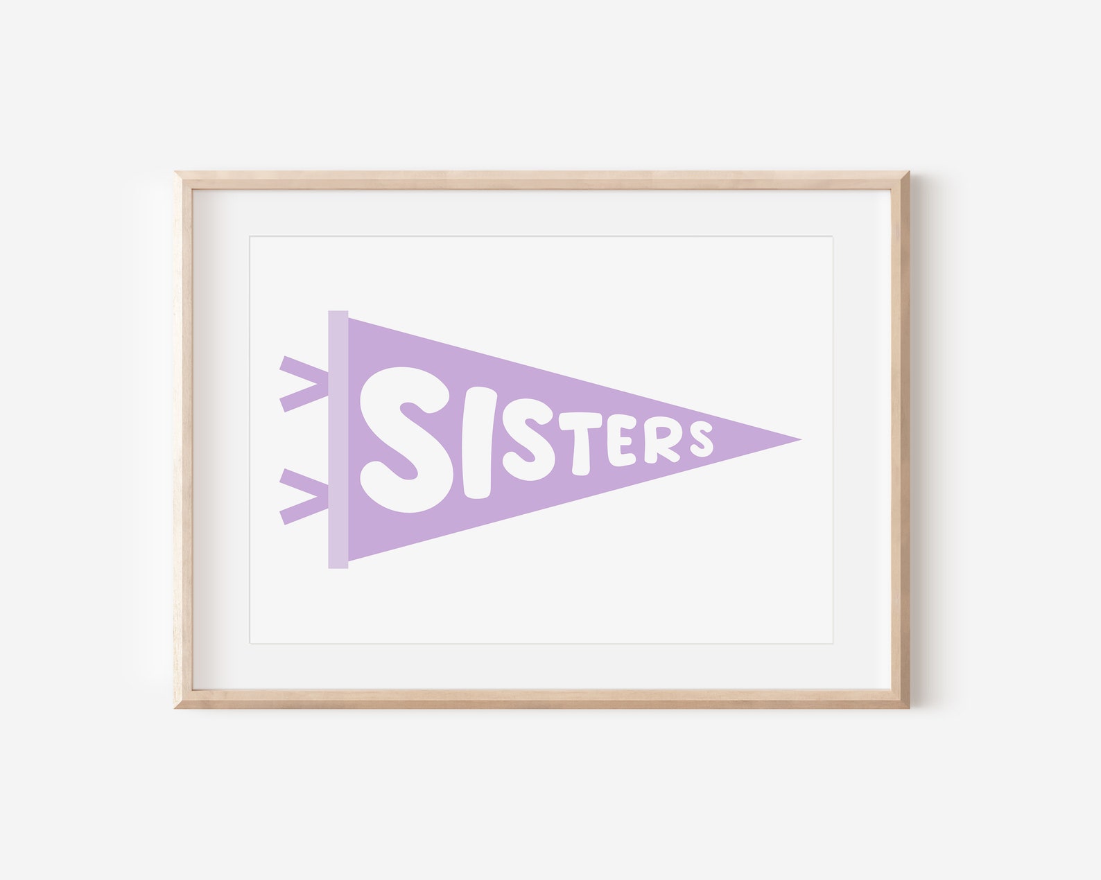 Sisters Flag Downloadable Print, Brother Nursery Decor, Kids Room ...