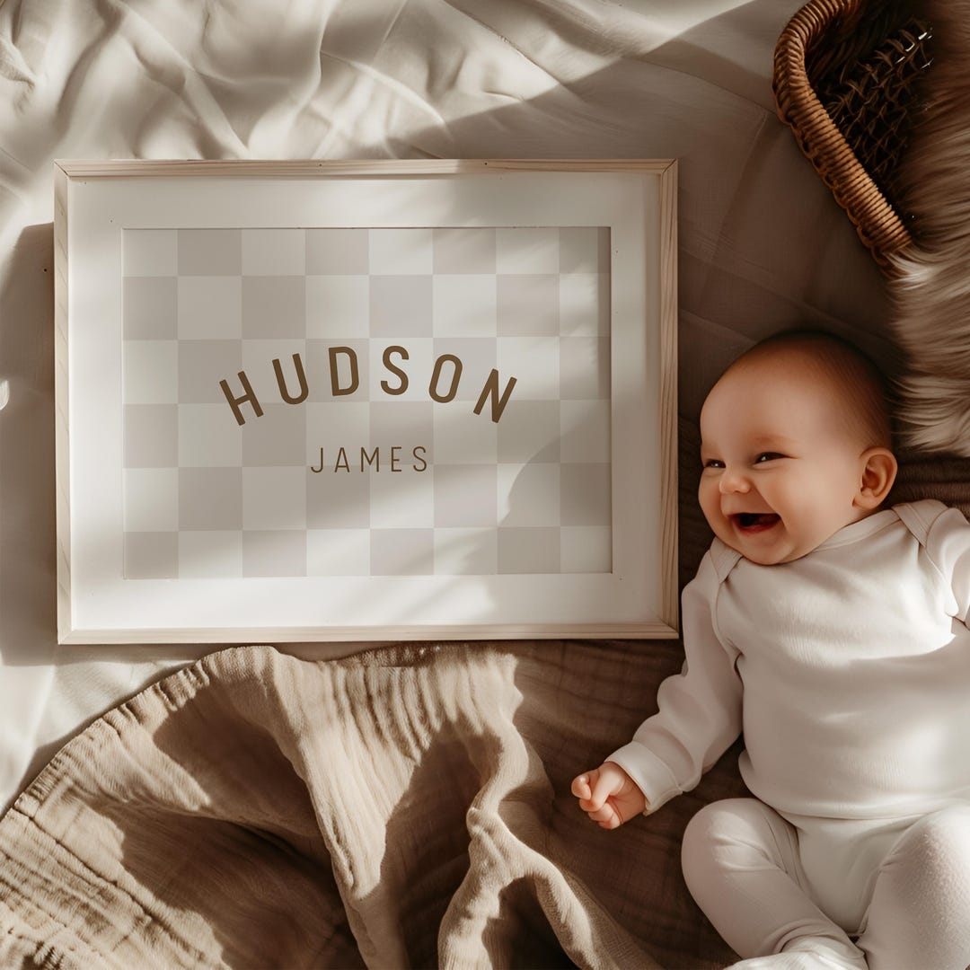 Personalized Name Sign Downloadable Print, Nursery Name Decor, Kids ...