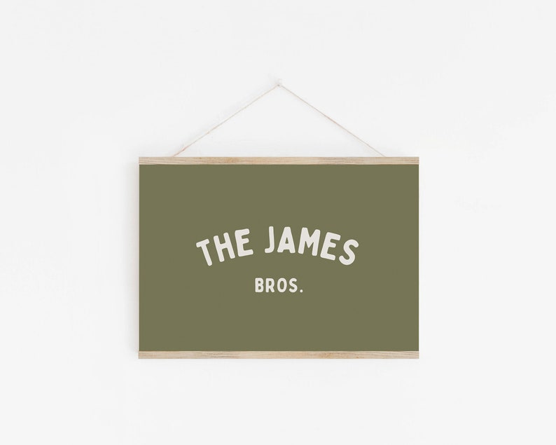 Personalized Name Brother Downloadable Print, Sibling Wall Art, Bros ...