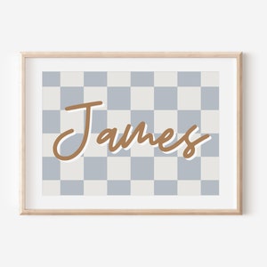 Personalized Brothers Name Downloadable Print Set of 3, Nursery Name ...