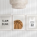 Slam Dunk Personalized Basketball Gallery Wall Set of 3 Downloadable ...