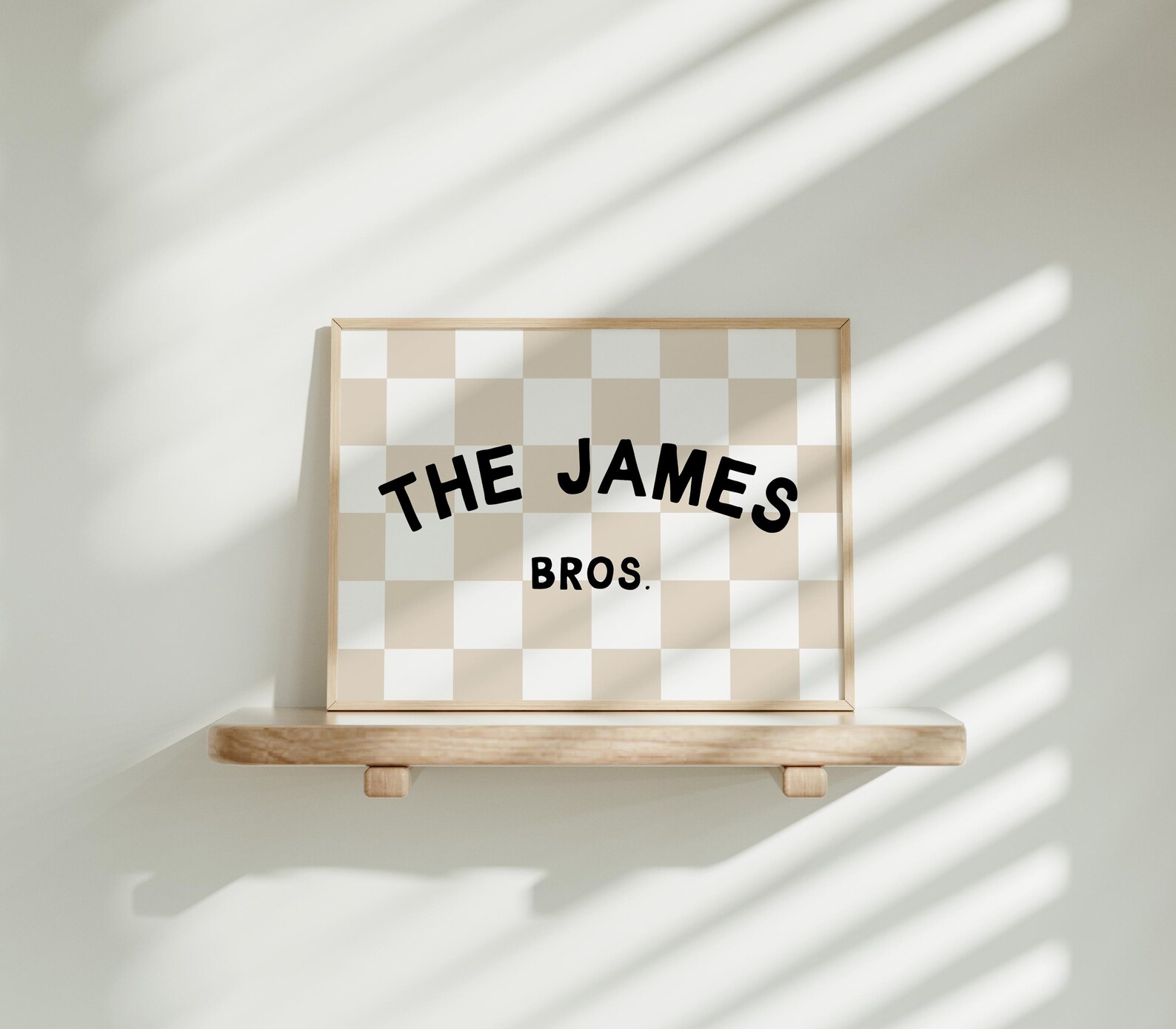 Personalized Name Brother Downloadable Print, Sibling Wall Art, Bros ...