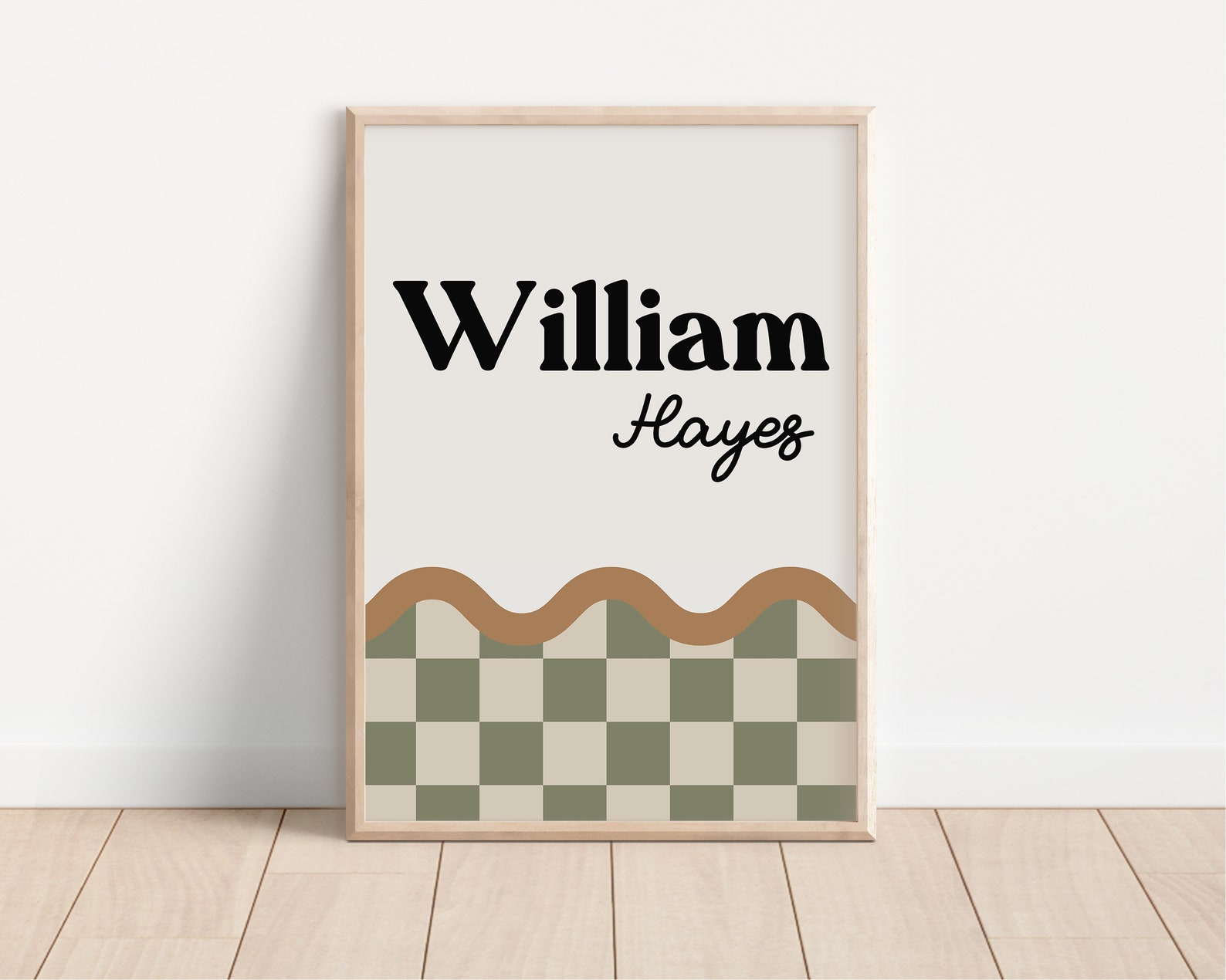 Personalized Name Sign Downloadable Print, Nursery Name Decor, Kids ...