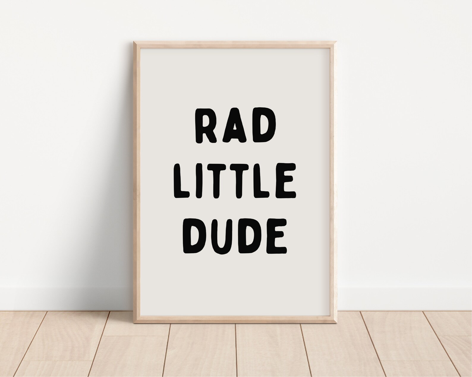 Rad Little Dude Gallery Wall Set of 2 Downloadable Prints Boy - Etsy