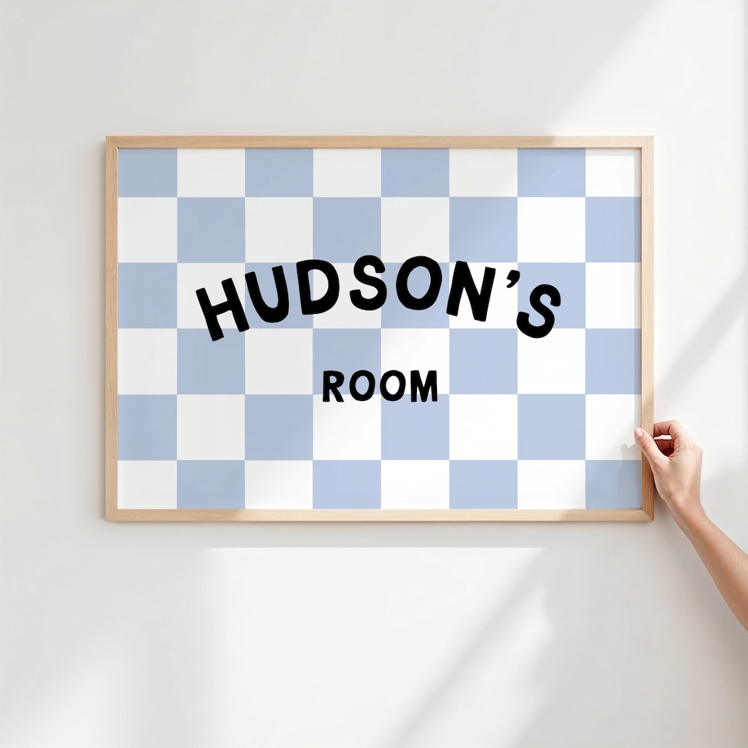 Personalized Name Room Sign Downloadable Print, Nursery Name Decor ...